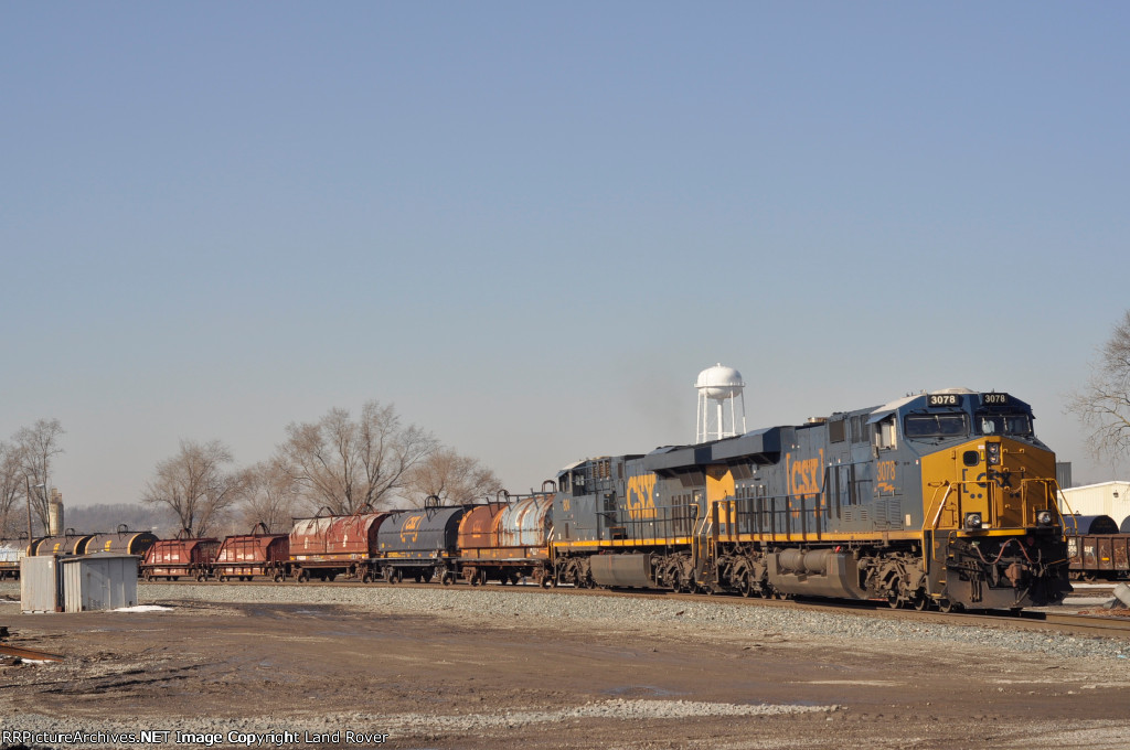 CSXT 3078 On CSX K 587 Eastbound
